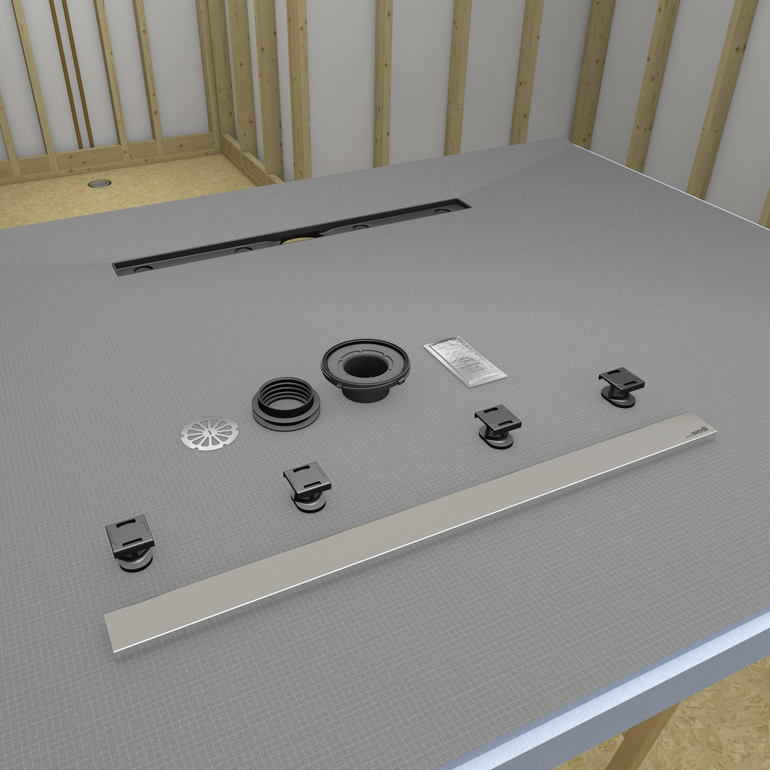 Fundo Riolito neo - Fundo Click and Seal Drain Kit DN80-100 – wedi